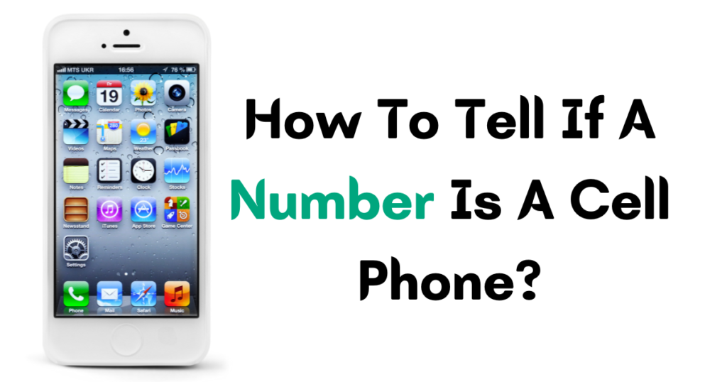 How to tell if a number is a cell phone